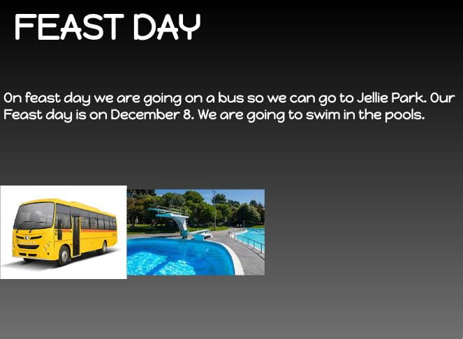 Feast Day Poster – Khorvez @ New Brighton Catholic School